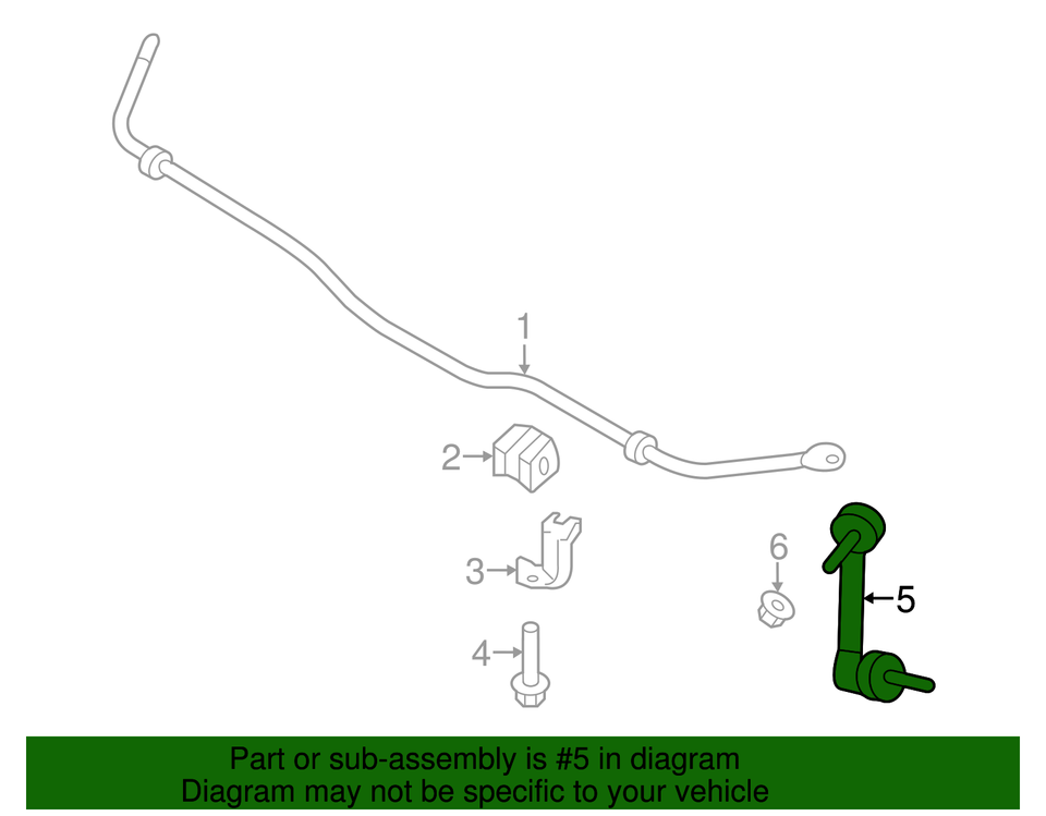 Genuine Nissan Stabilizer Link 56261-1LB1A | eBay