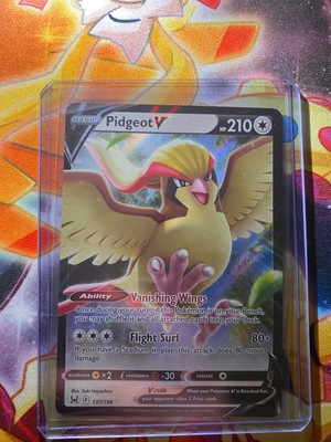 Pidgeot V 137/196 Full Art NM/M Lost Origin Pokemon Card | eBay