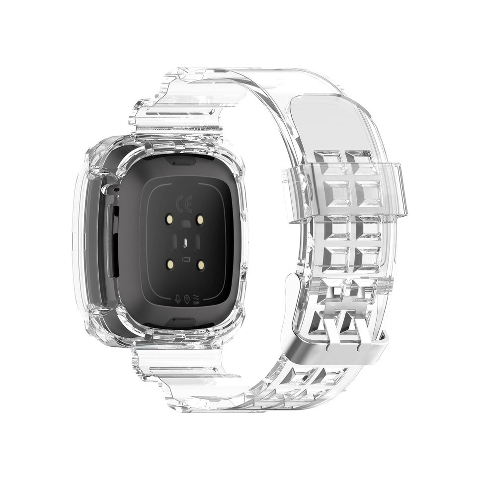 For Fitbit Versa 3 4 / Sense 2 / 1 TPU Strap Wristband Replacement ...