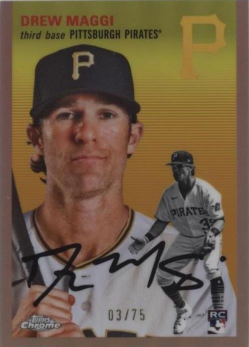 2023 Topps Chrome Platinum Anniversary - Drew Maggi #336 Rose Gold ...