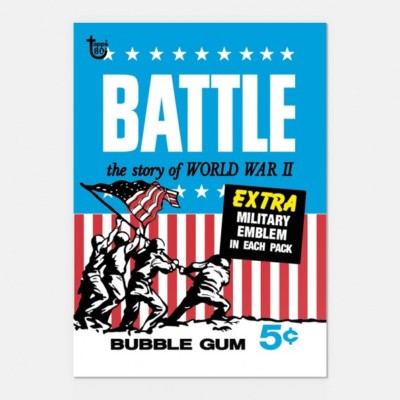 BATTLE TOPPS 80TH ANNIVERSARY WRAPPER ART CARD 37 #Topps #War #History ...
