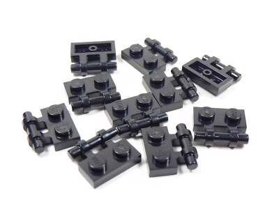 LEGO Lot of 10 Black 1x2 Modified Plates with Open Side Handle L1 | eBay