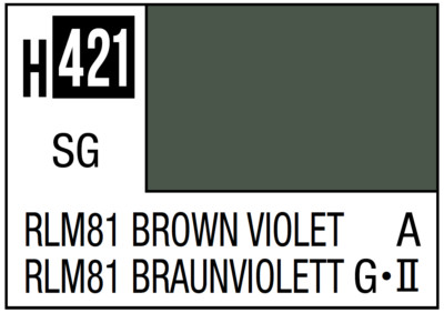 Mr Hobby Aqueous Color H421 RLM81 Brown Violet German Luftwaffe ...