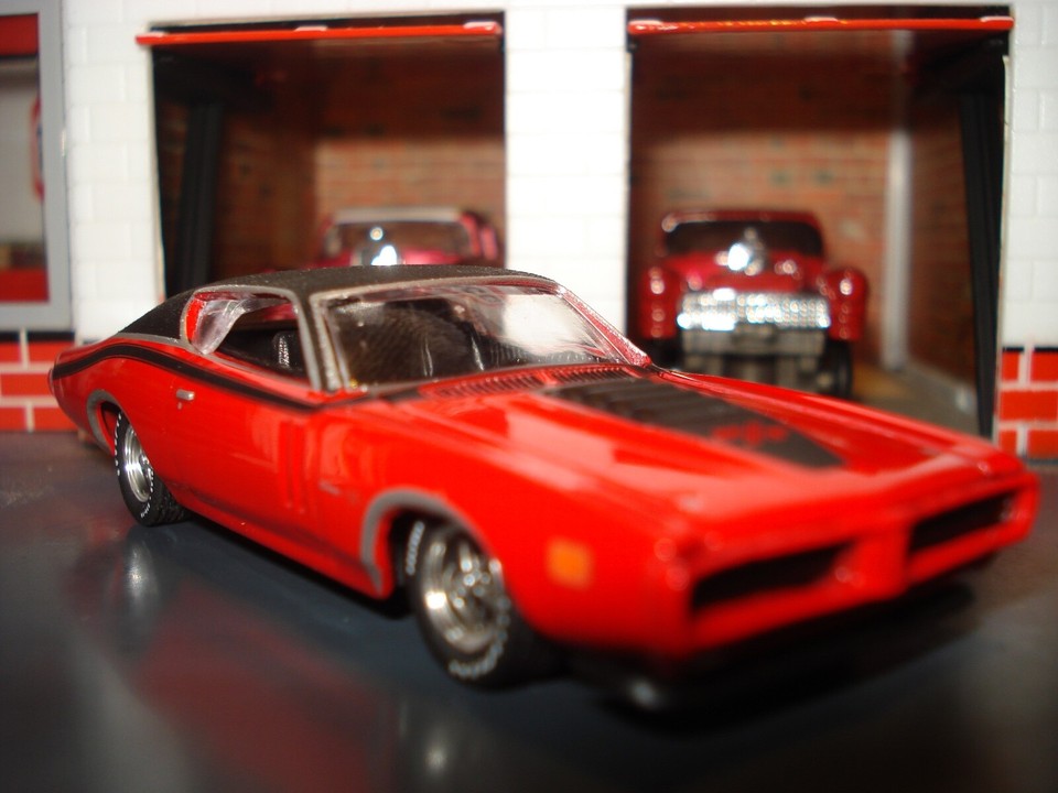 1971 71 DODGE CHARGER R/T LIMITED EDITION 1/64 RED M2 1970'S MUSCLE CAR ...