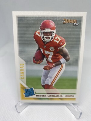 2019 Donruss #325 Mecole Hardman Canvas Rookie Card RC Kansas City ...