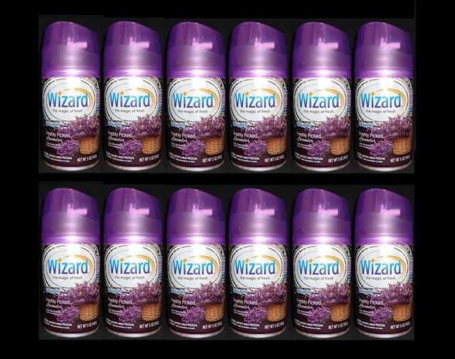 Wizard Spray Freshener Refill Air Wick Glade Dispensers Citrus Lavender ...