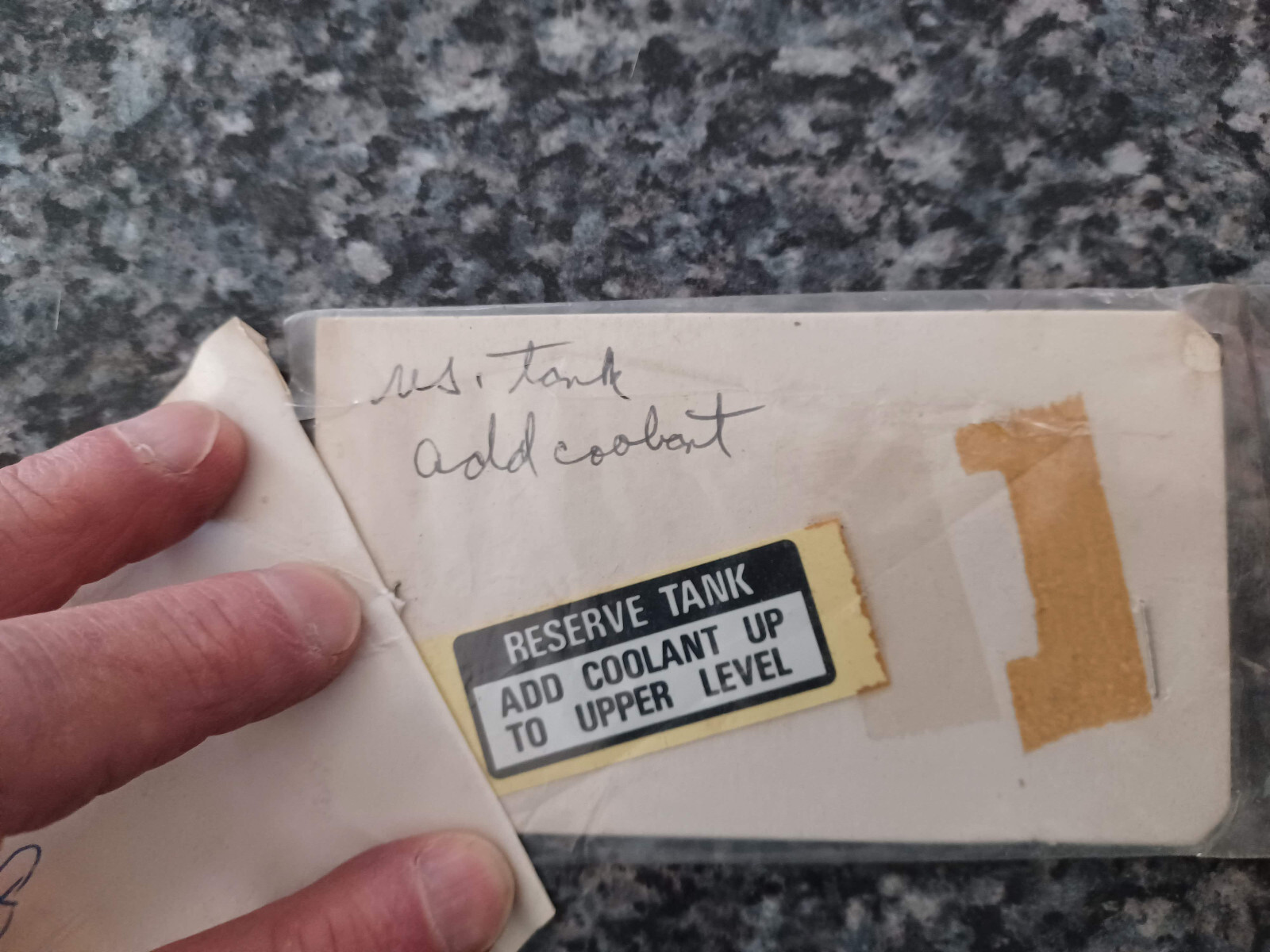 87507-MB4-670 Honda Reserve Tank Add Coolant Sticker NOS New | eBay