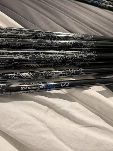 2 Mint UST MAMIYA LINQ 40X 6F4 fairway stiff shaft.blue. cobra ...