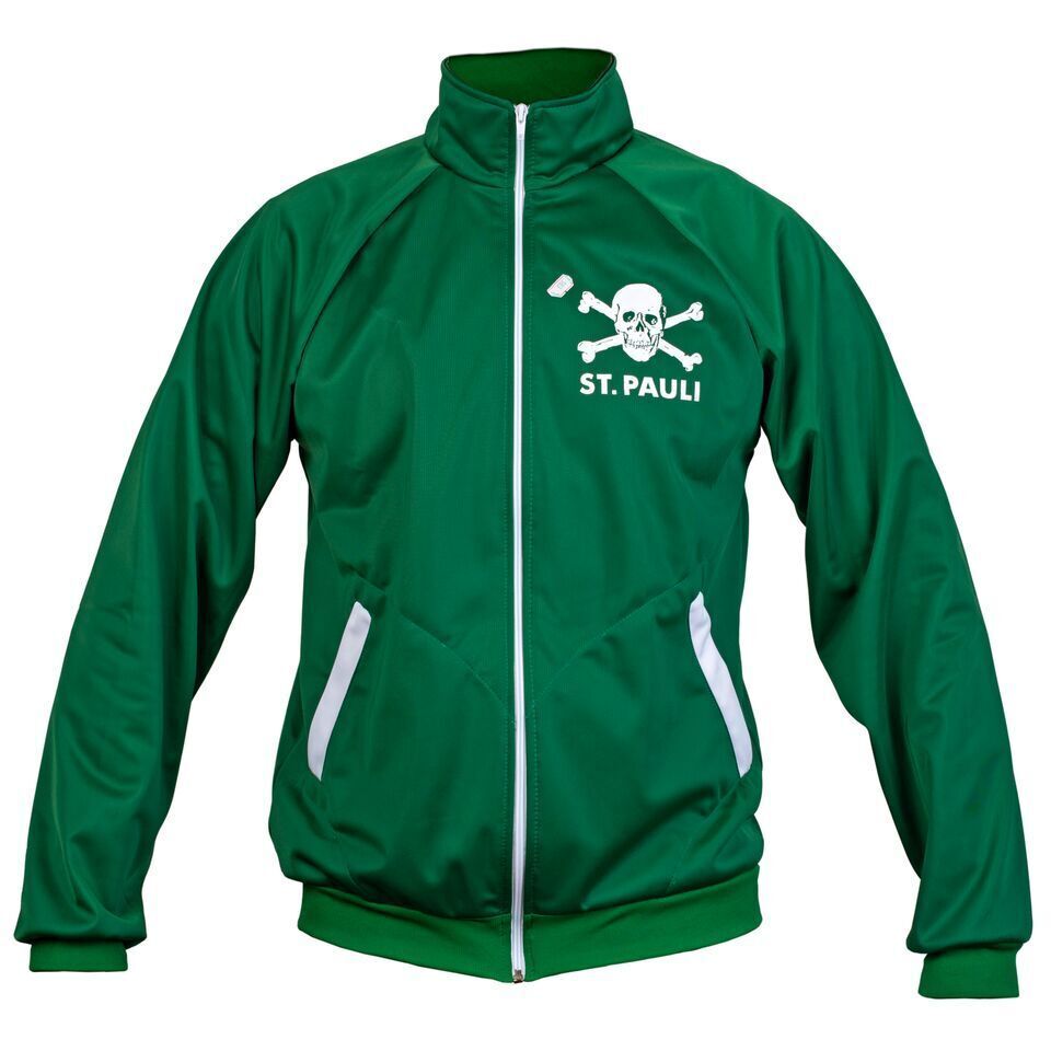 St. Pauli Green Ultras Skull Crossbones Punk Activist Jacket Football ...
