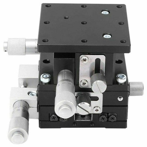 XYZ 3-Axis Linear Stage Trimming Platform Bearing Tuning Sliding Table ...