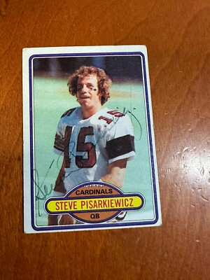 Steve Pisarkiewicz Signed ST. LOUIS CARDINALS Card 1980 Topps #52 ...
