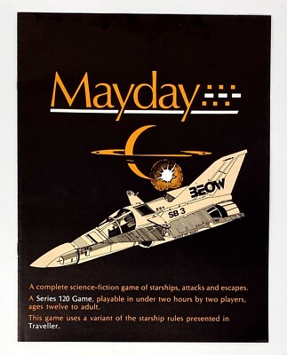 GDW Series 120 Games Mayday 2nd Edition 1980 Traveler Variant UNPUNCHED ...