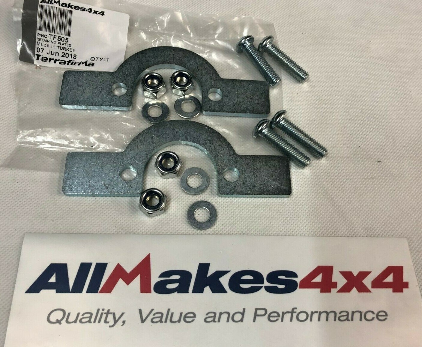 Allmakes Front Spring Retaining Plates Kit TF505 | eBay