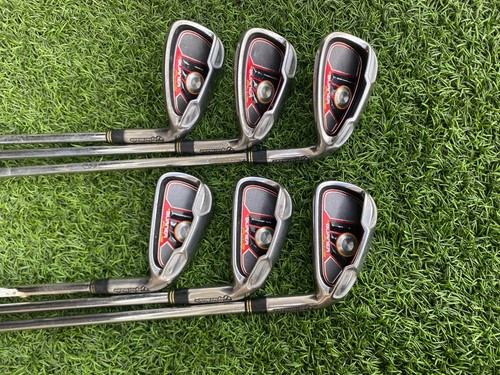TaylorMade Burner Plus Iron Set 5,6,7,9,PW,AW R-Flex Steel Good ...