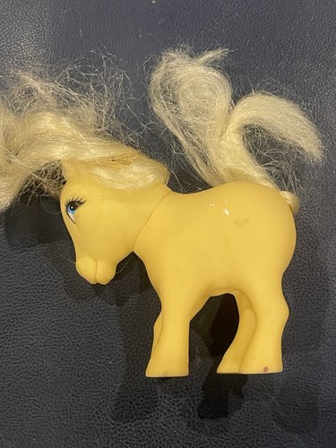 Vintage Unicorn Pony Figure Toy Yellow Totsy 1983 My Little Pony | eBay