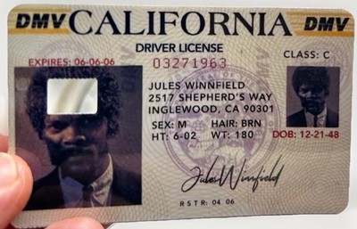 Super Bad Drivers License Credit Debit Card Skin Cover Sticker Chip ...