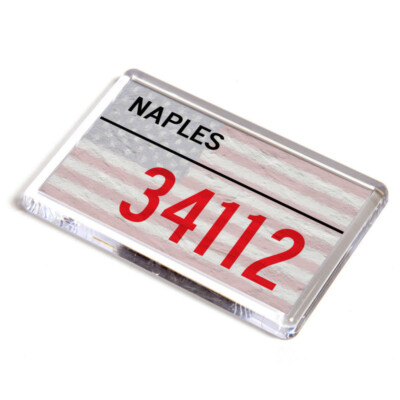 FRIDGE MAGNET - Naples, 34112 - US Zip Code | eBay UK