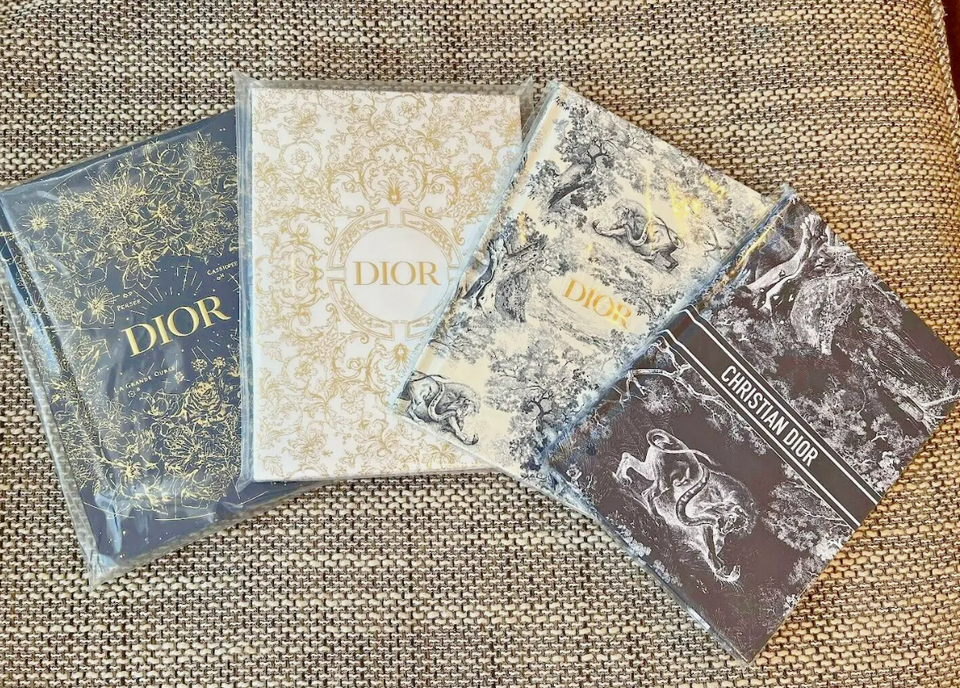 Set of 4 Dior novelty Notebook VIP DIOR Authentic Limited from Japan ...