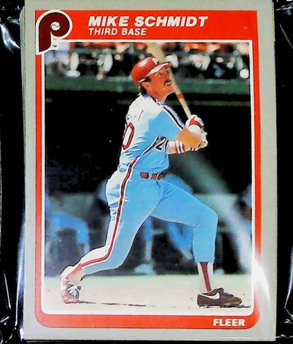 1985 Fleer Philadelphia Phillies Team Set Mike Schmidt 29 Cards NM-MT ...