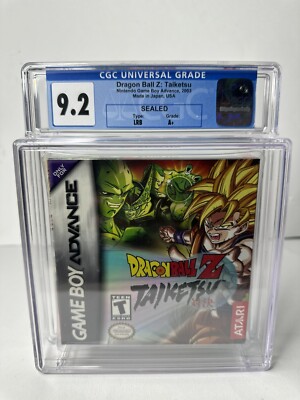 CGC GRADED 9.2/10 A+ Dragon Ball Z: Taiketsu Nintendo Game Boy Advance ...