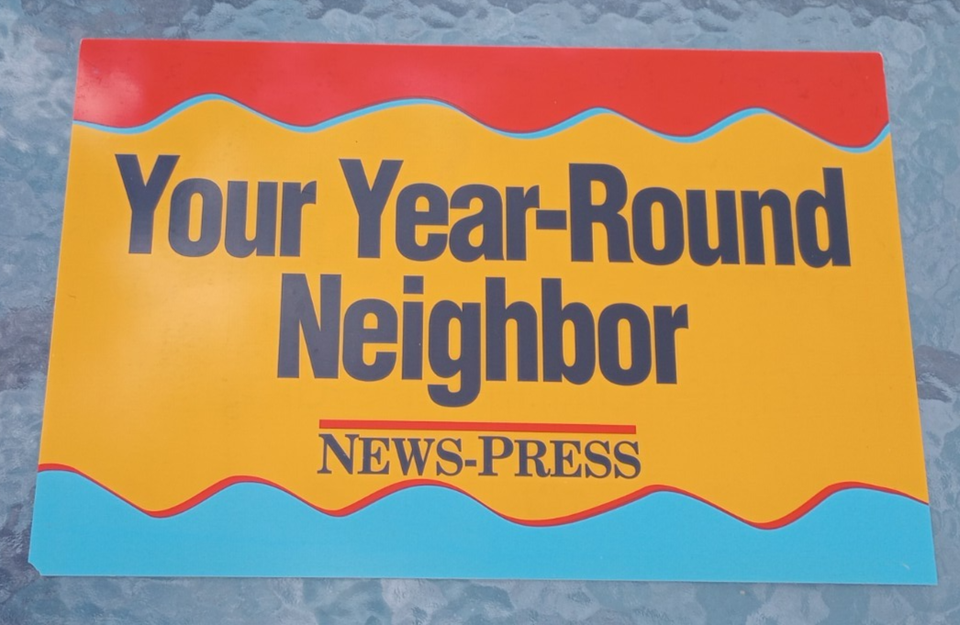 FLORIDA Newspaper Stand Machine Insert 11" x 17" RARE! 2 Sides - Hard ...