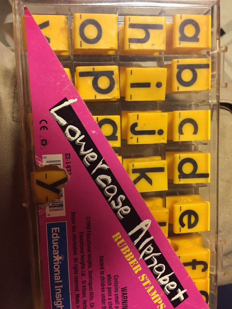 Lowercase Letter Stamps