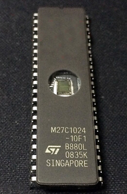STMicroelectronics M27C1024-10F1 1Mbit UV EPROM IC CDIP40 10PCS | eBay