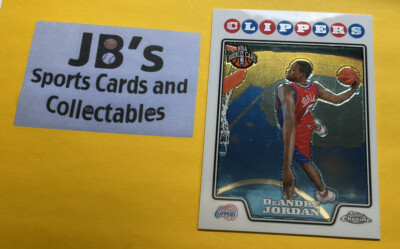 2008-2009 08-09 Topps Chrome Deandre Jordan Rookie Card RC #209 LA ...