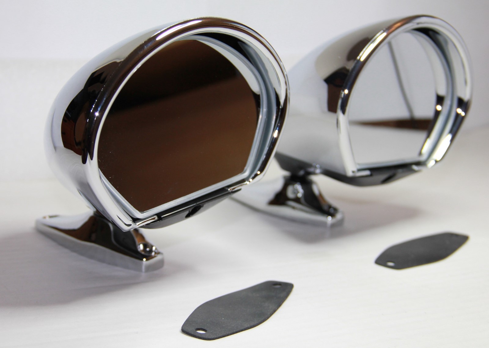 2x VITALONI SEBRING MACH 1 WITH FOOT CLASSIC SPORT WING MIRROR CHROMED ...