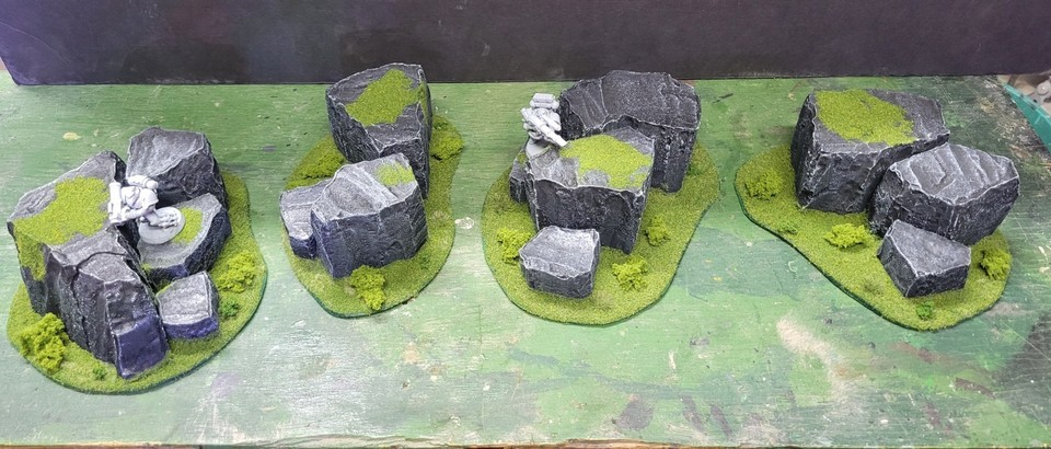 Rock Formation Terrain for Warhammer 40K, Old World or any Tabletop ...