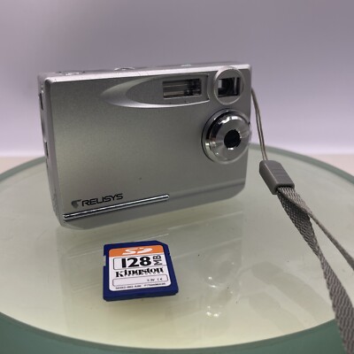 Relisys RDC-3100 3.1MP Compact Digital Camera Silver Tested 128MB SD ...
