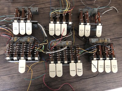 Instrument Switches for Hammond Organ M100 Untested Still On Boxes ...