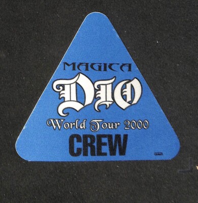 MAGICA DIO WORLD TOUR 2000 CONCERT PASS - CREW | eBay
