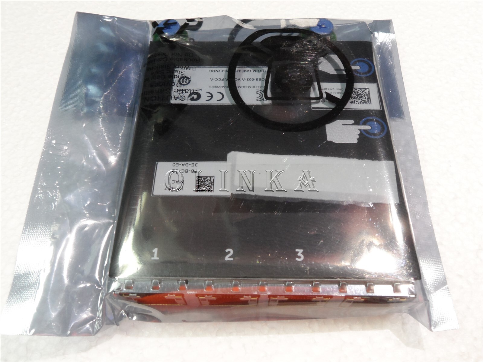 NETWORK INTEL QUAD 1Gbps DAUGHTER CARD FM487 I350 DELL POWEREDGE SERVER ...