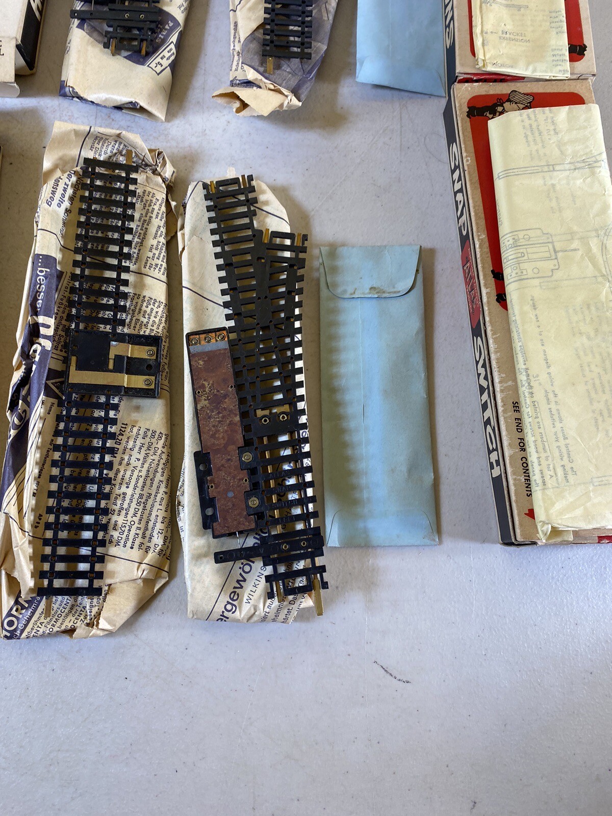 Atlas HO Gauge Snap Switch Model Railroad Train Parts Lot orig box ...