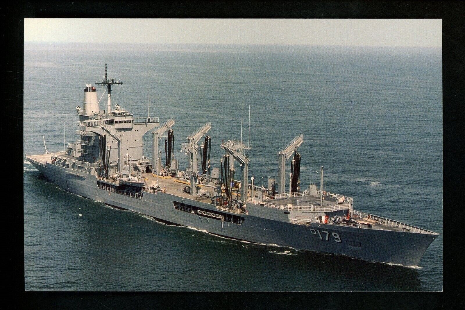 Military Ship chrome postcard USN Navy USS Merrimack AO-179 | eBay