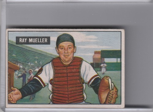 1951 BOWMAN #313 RAY MUELLER BOSTON BRAVES A038 | eBay