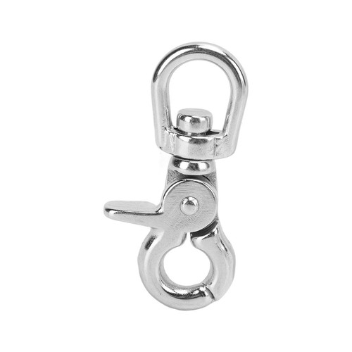 Stainless Steel Lobster Claw Clasps Durable 65mm Trigger Snap Hook 360 ...