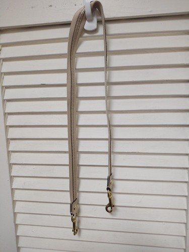 Coach Replacement Crossbody Strap Silver And Cream With Gold Snaps ...