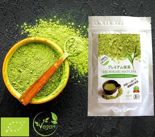 100% PURE GRADE A1+ JAPANESE ORGANIC MATCHA GREEN TEA POWDER UK SELLER ...