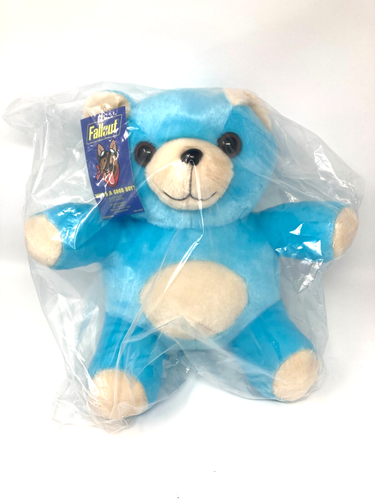 Fallout 4 New Vegas Nuka Cola Quantum Blue Bear Companion Plush Plushie ...