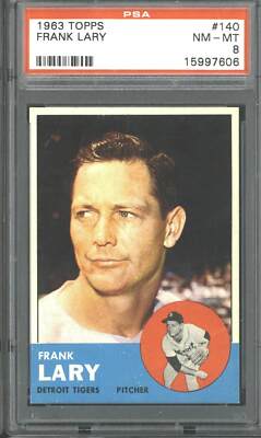 1963 Topps #140 Frank Lary - PSA 8 | eBay