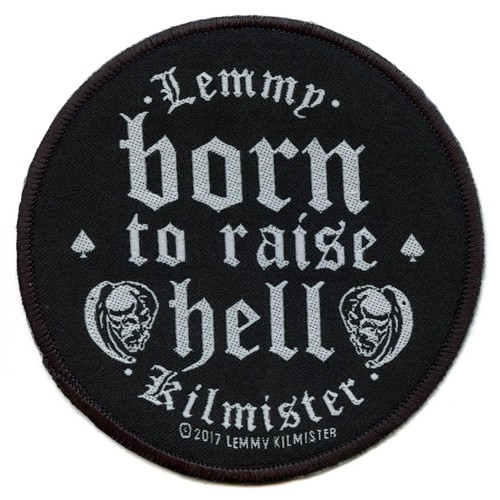 Lemmy Kilmister Born To Raise Hell Patch Motorhead Rock Legend Woven Iron On | eBay