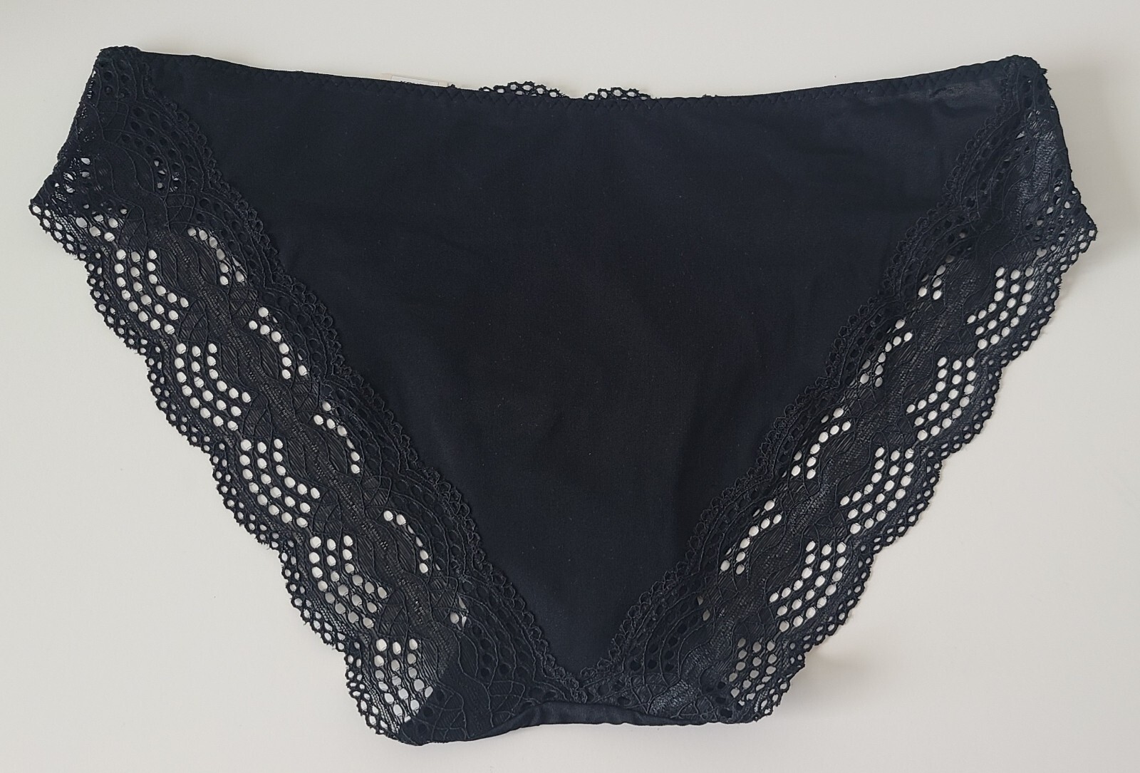 SO lot of 2 Womens Black Panties Bikini Tagless Seamless Lace Cotton ...