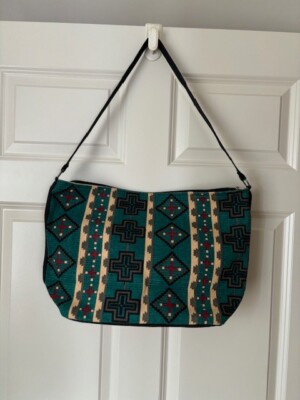 Tote/Shoulder Bag Southwestern Pattern Zip Closure Bag | eBay