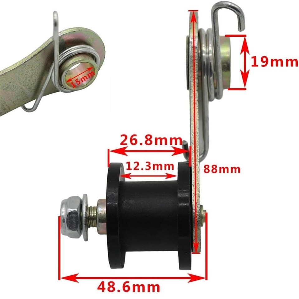 Chain Roller Tensioner W/Spring Xr Crf50 SSR SDG 110cc-40cc Dirt Pit ...