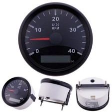 item 3 Marine Tachometer RPM Gauge WEMA LCD Tacho Hour Meter 12/24V 0 ...