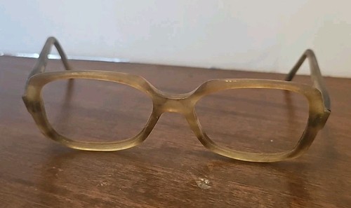 Vintage AMERICAN OPTICAL Eyeglasses AO plastic 5 1/4 Brown FRAMES ONLY ...