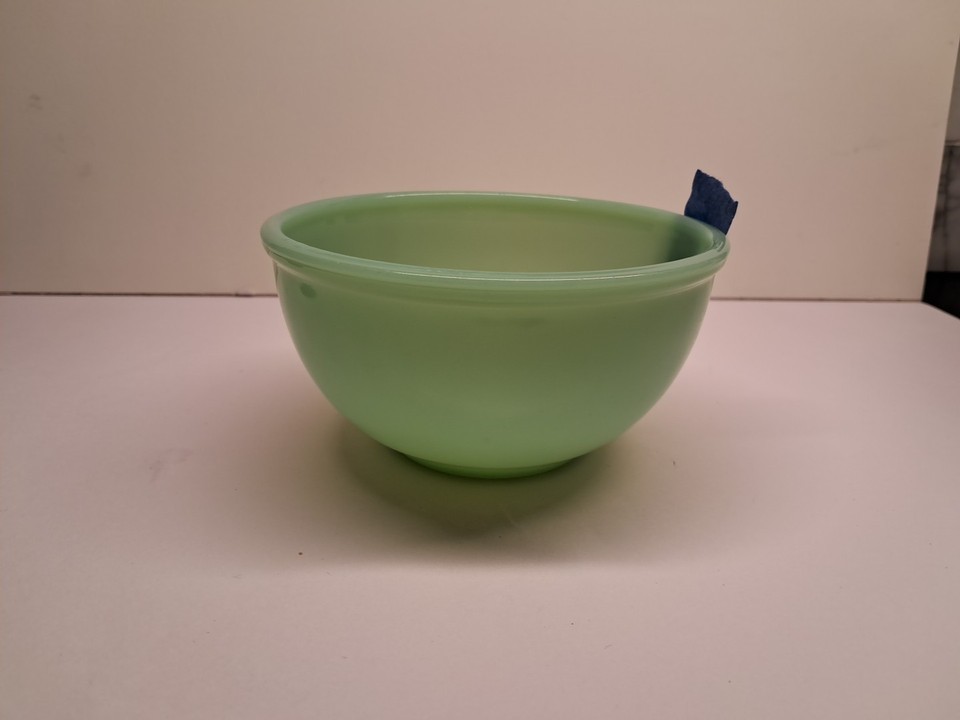 Vintage Fire King Green Jadeite 4.75" W Bowl with Rolled Edge 2.5" H | eBay