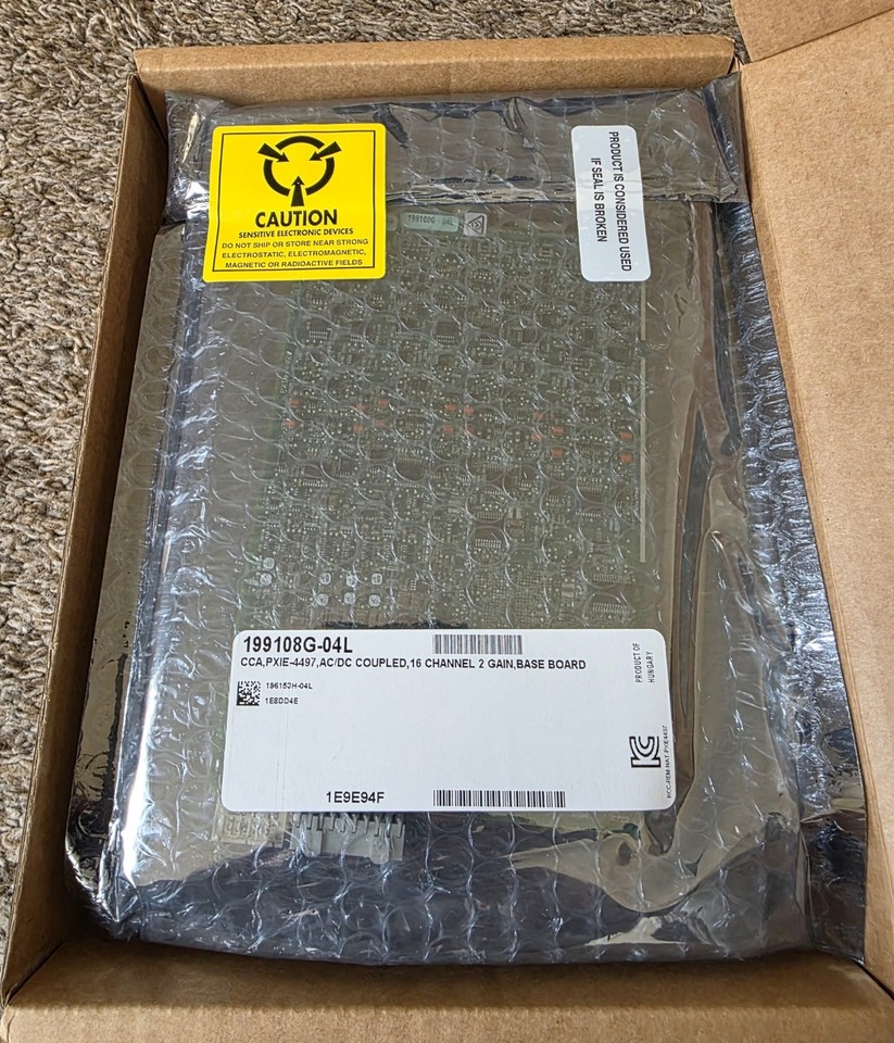 National Instruments PXIE-4497 Sound & Vibration Module, Factory ...